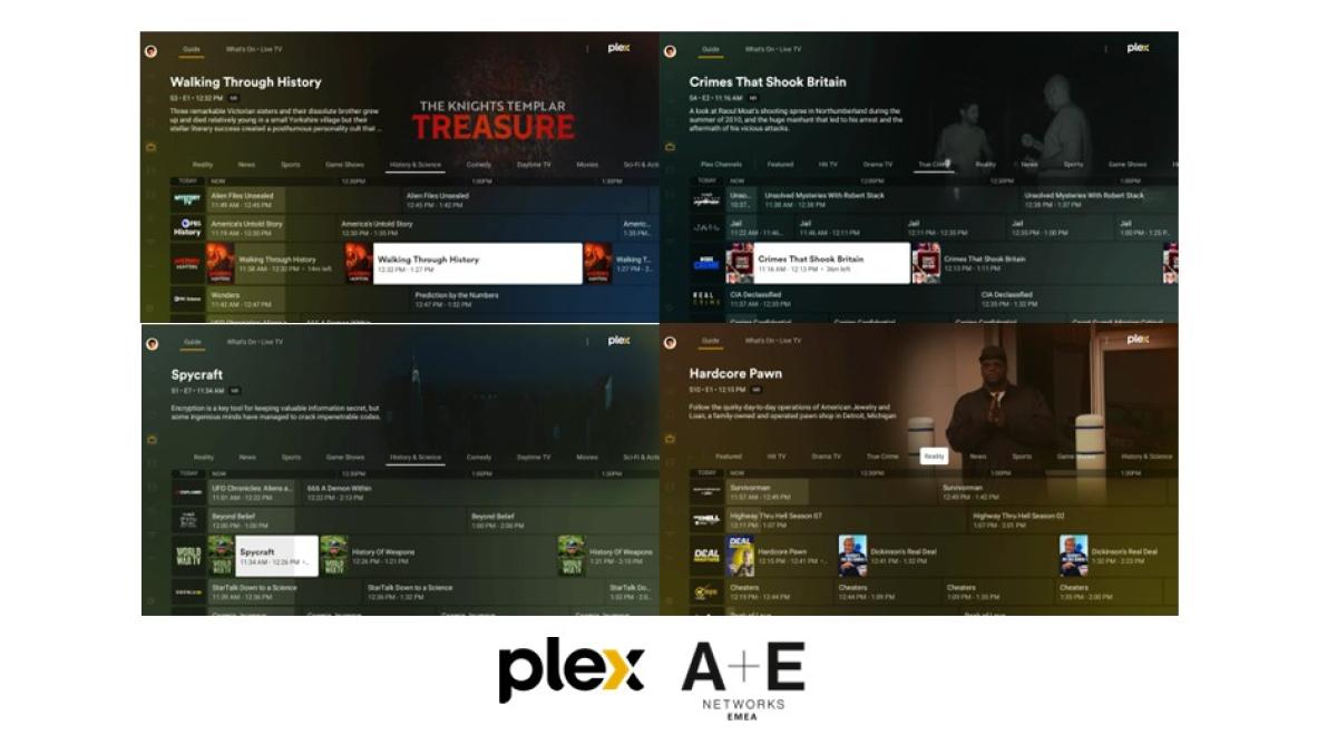 A+E NETWORKS EMEA PARTNERS WITH STREAMING MEDIA COMPANY PLEX TO OFFER POPULAR UK AND US CONTENT ...